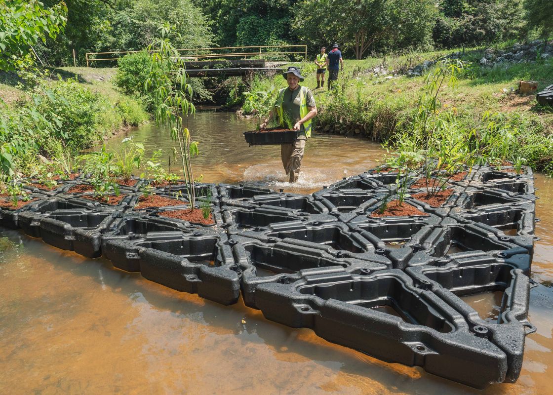 Floating Treatment Wetlands - Atlan Stormwater Australia