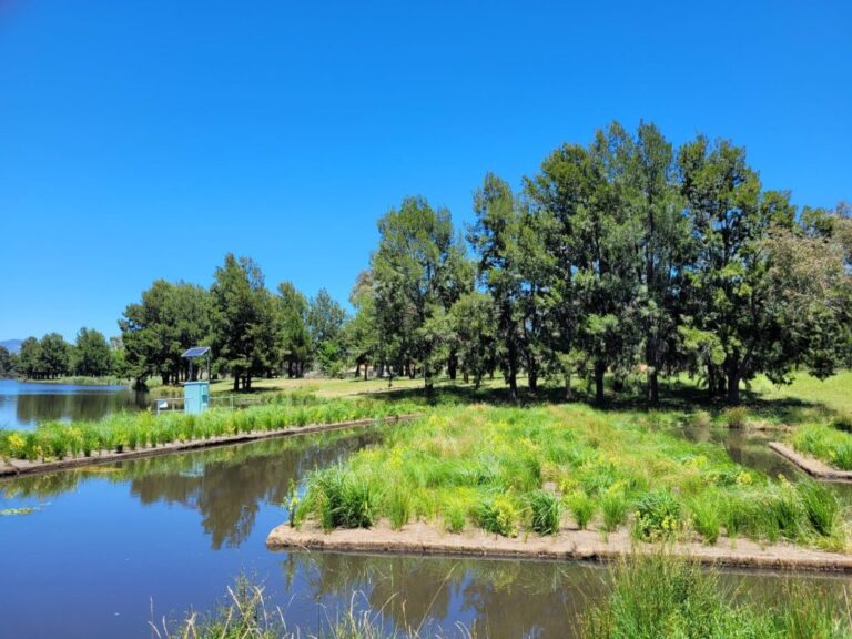 Floating Wetland Construction | Atlan Stormwater Australia