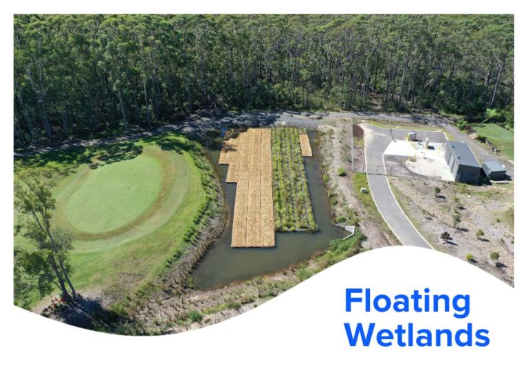 Floating Wetland Construction | Atlan Stormwater Australia