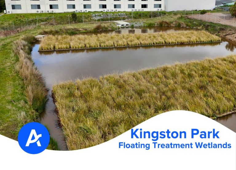 Floating Wetland Construction | Atlan Stormwater Australia