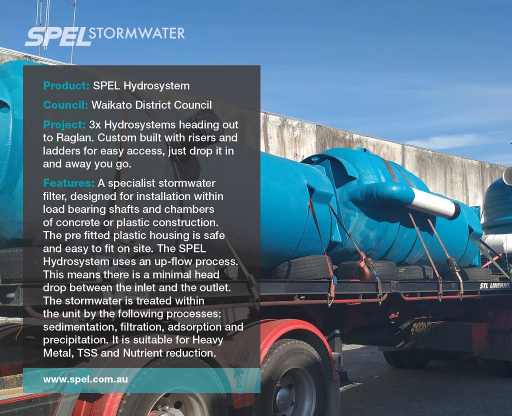 Custom-built Hydrosystem Heading Out To Raglan - Atlan Stormwater New ...
